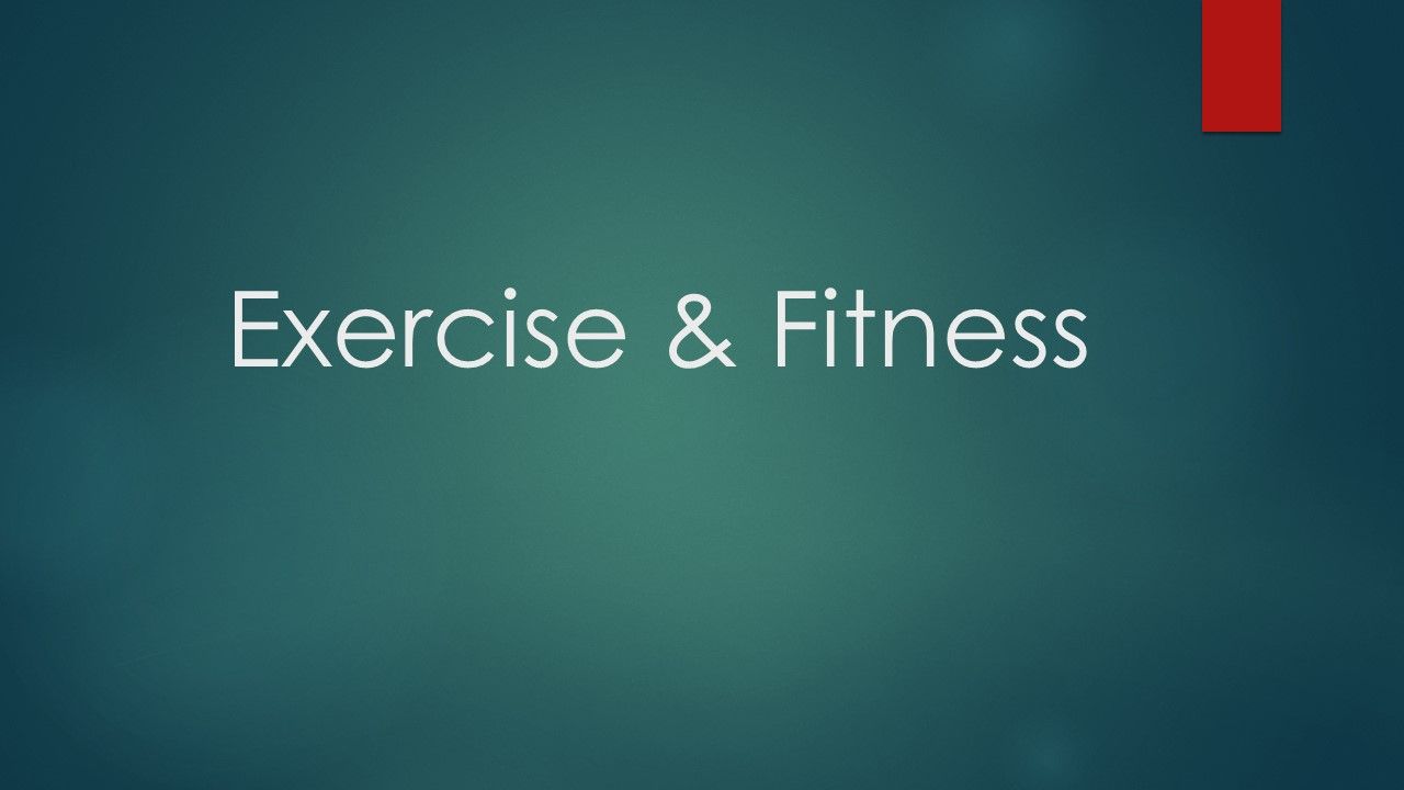 Exercise Activity Training Presentation Template | Google Slides Themes