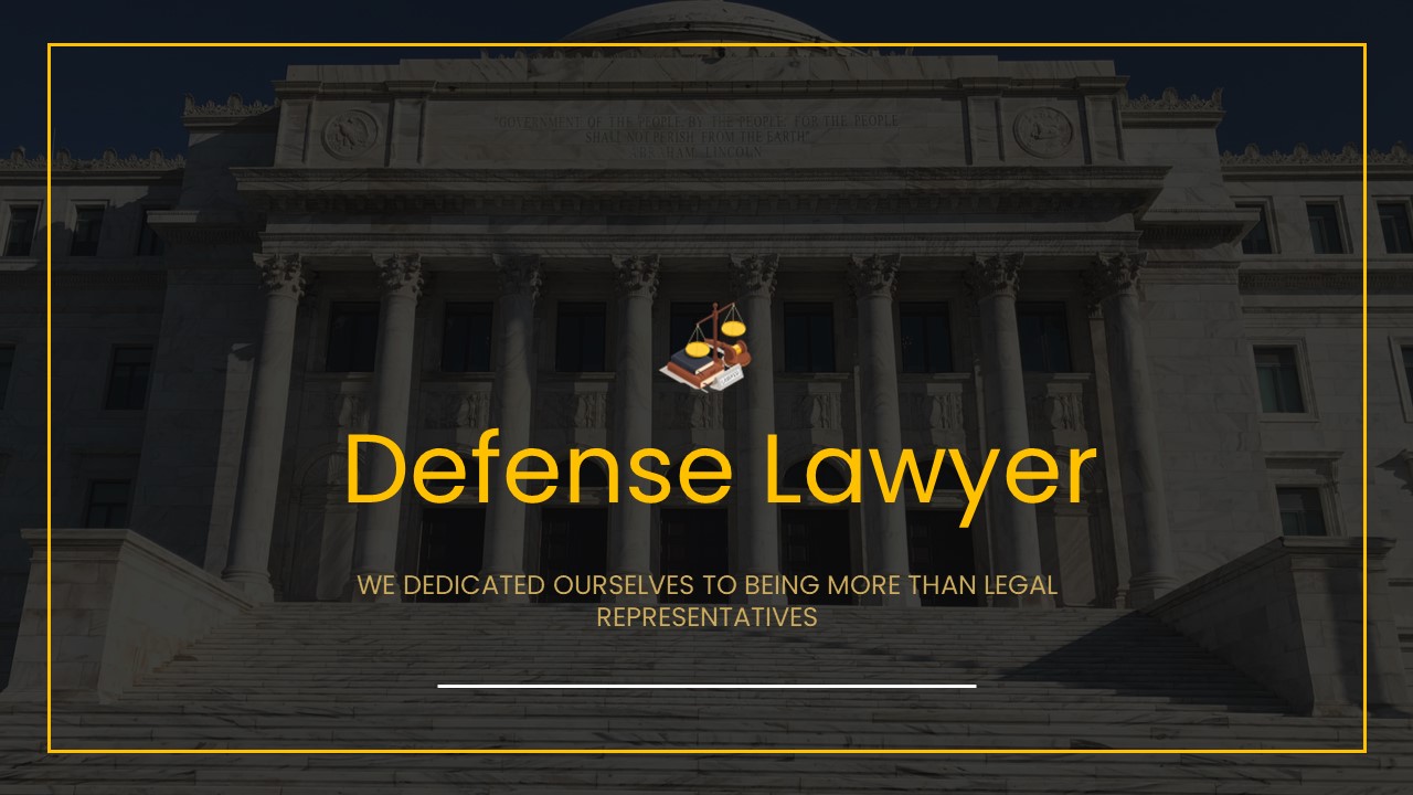 Defense Lawyer Presentation Template | Google Slides Themes