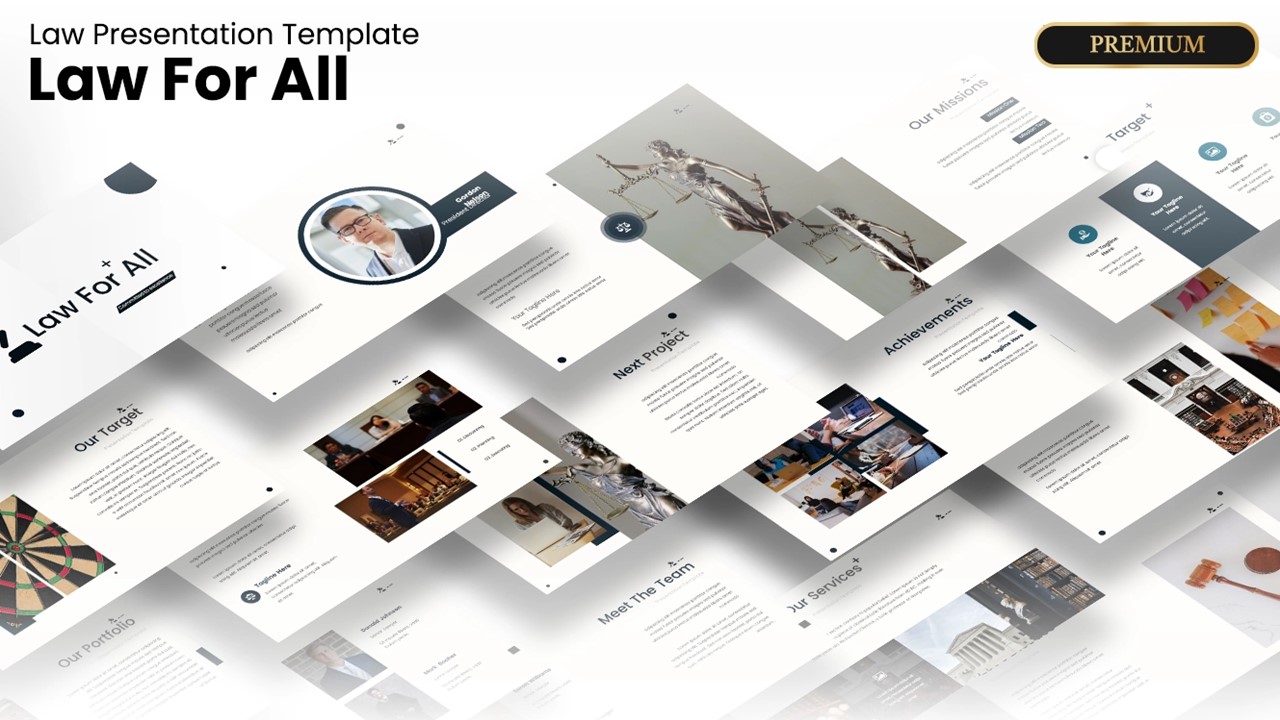 Law For All Presentation Template | Google Slides Themes