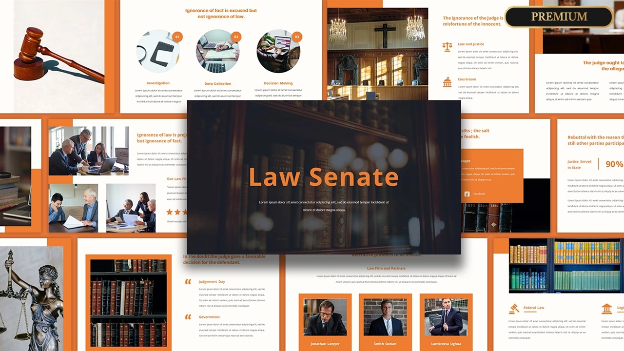 Senate Law Presentation Template | Google Slides Themes