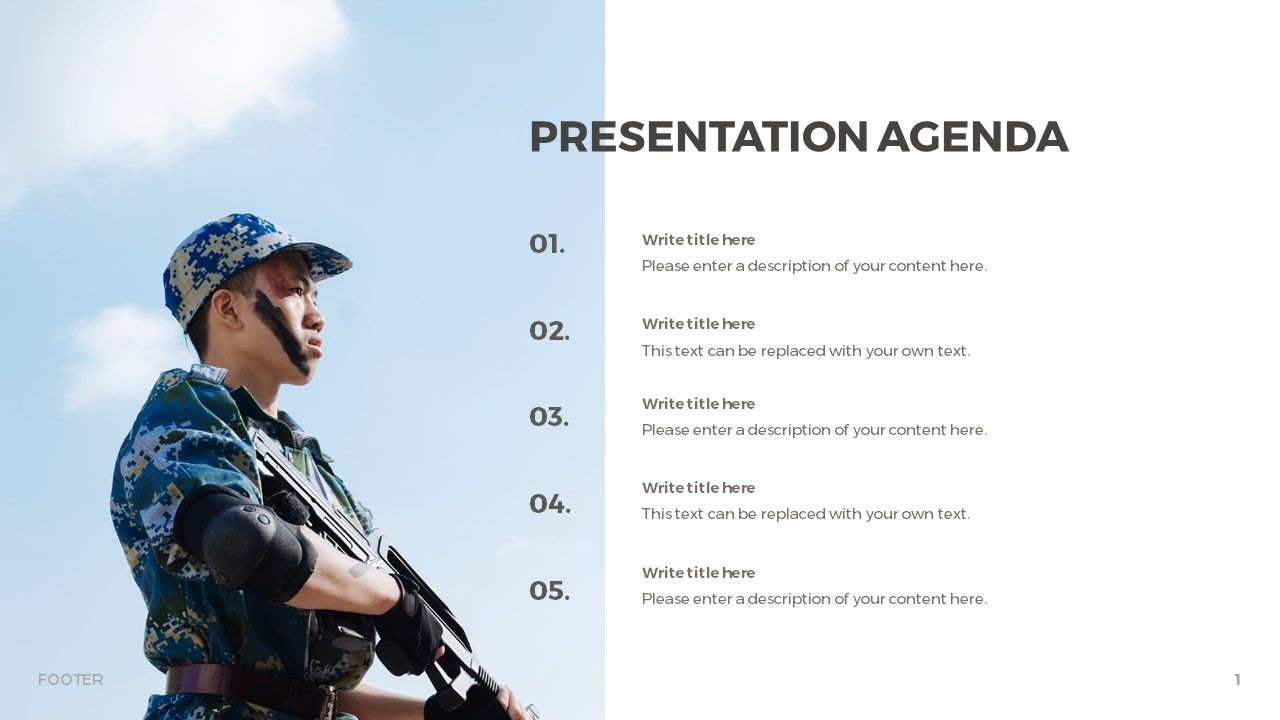 Nation Defense Presentation Template | Google Slides Themes