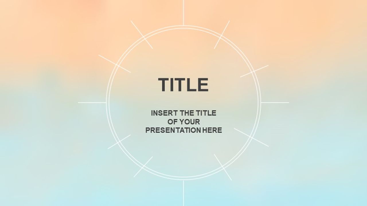 Clean Gradient Graphs Presentation Template | Google Slides Themes